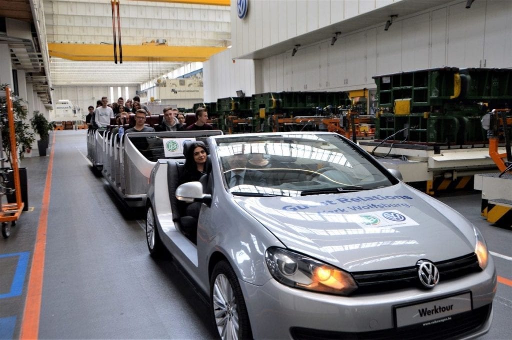 Besichtigung im Volkswagenwerk – Business4School
